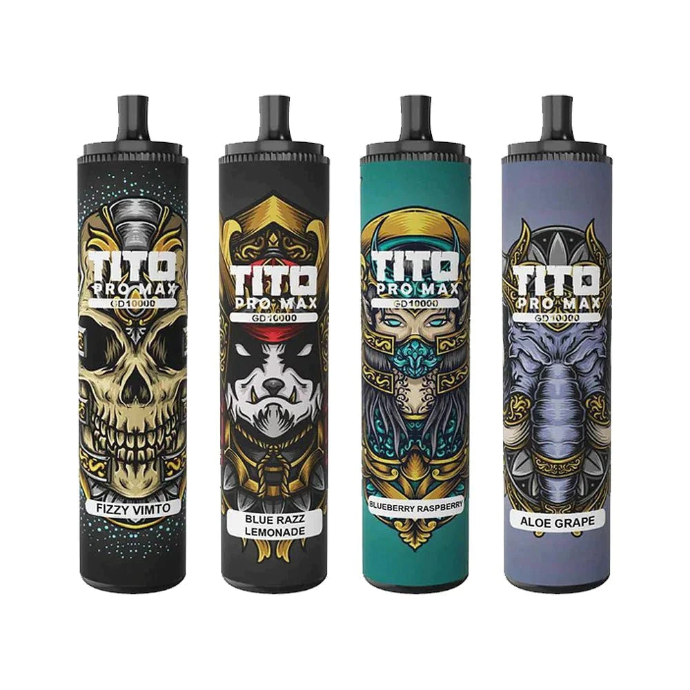 Tito Pro Max GD 10000 Disposable Vape Pod (Schachtel mit 10 Stück ...